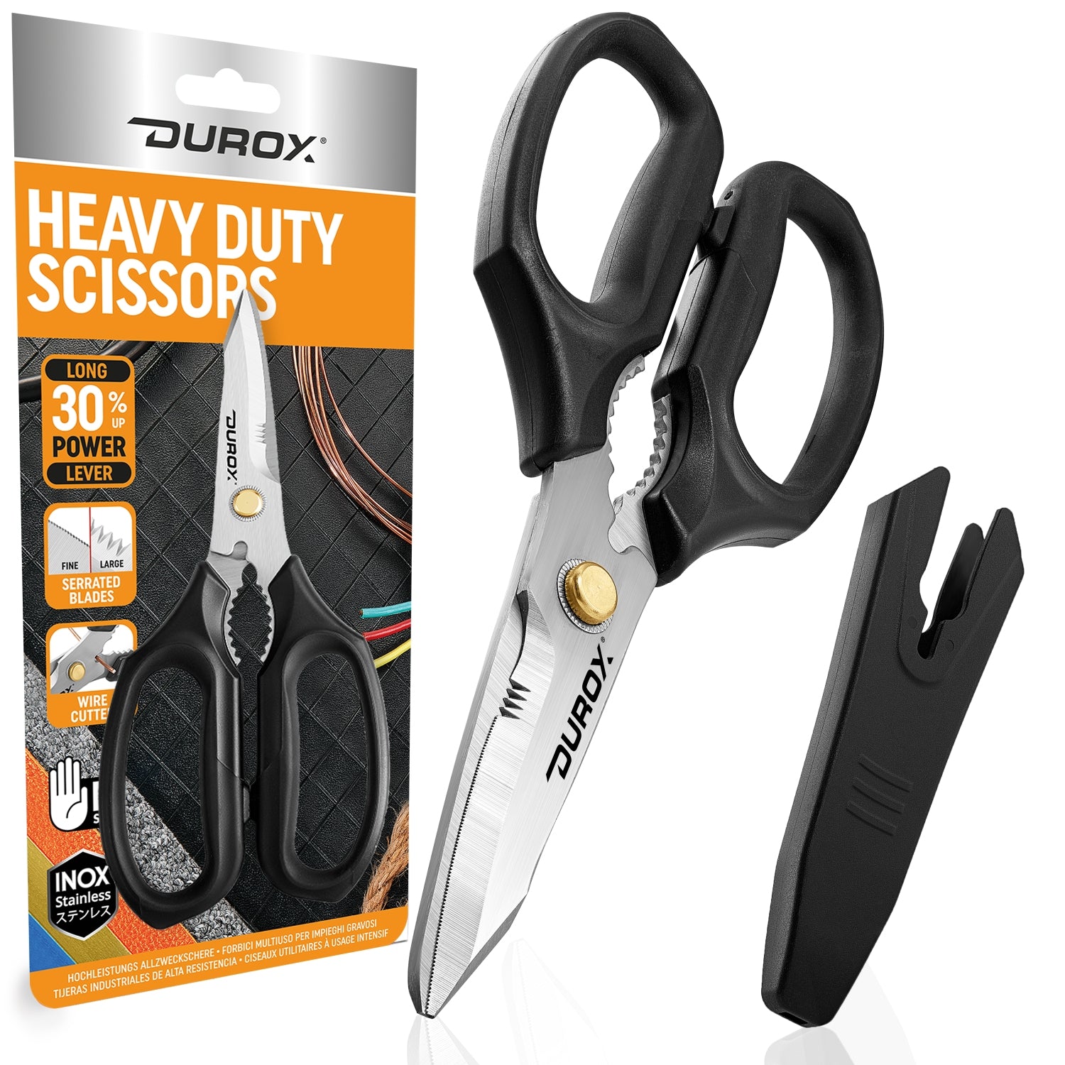 DUROX Heavy Duty Utility Shears: Precision Cutting for Tough Tasks